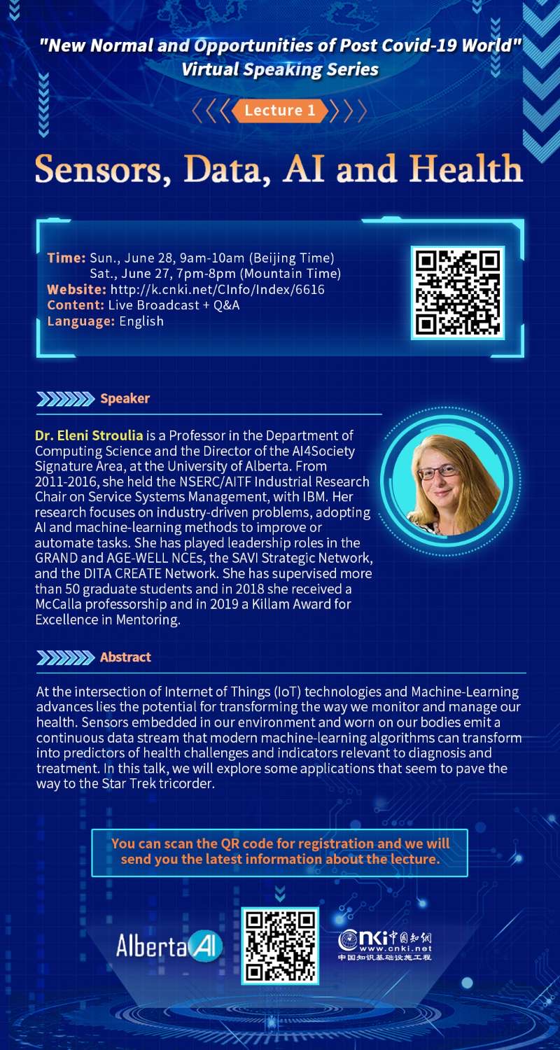 Sensors, Data, AI and Health – Alberta Artificial Intelligence Association